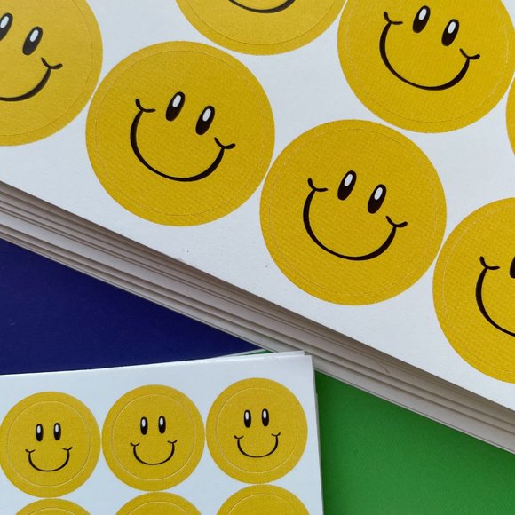 GKnitDesign23 | Office | Happy Face Stickers Smiley Face Sticker Pack ...